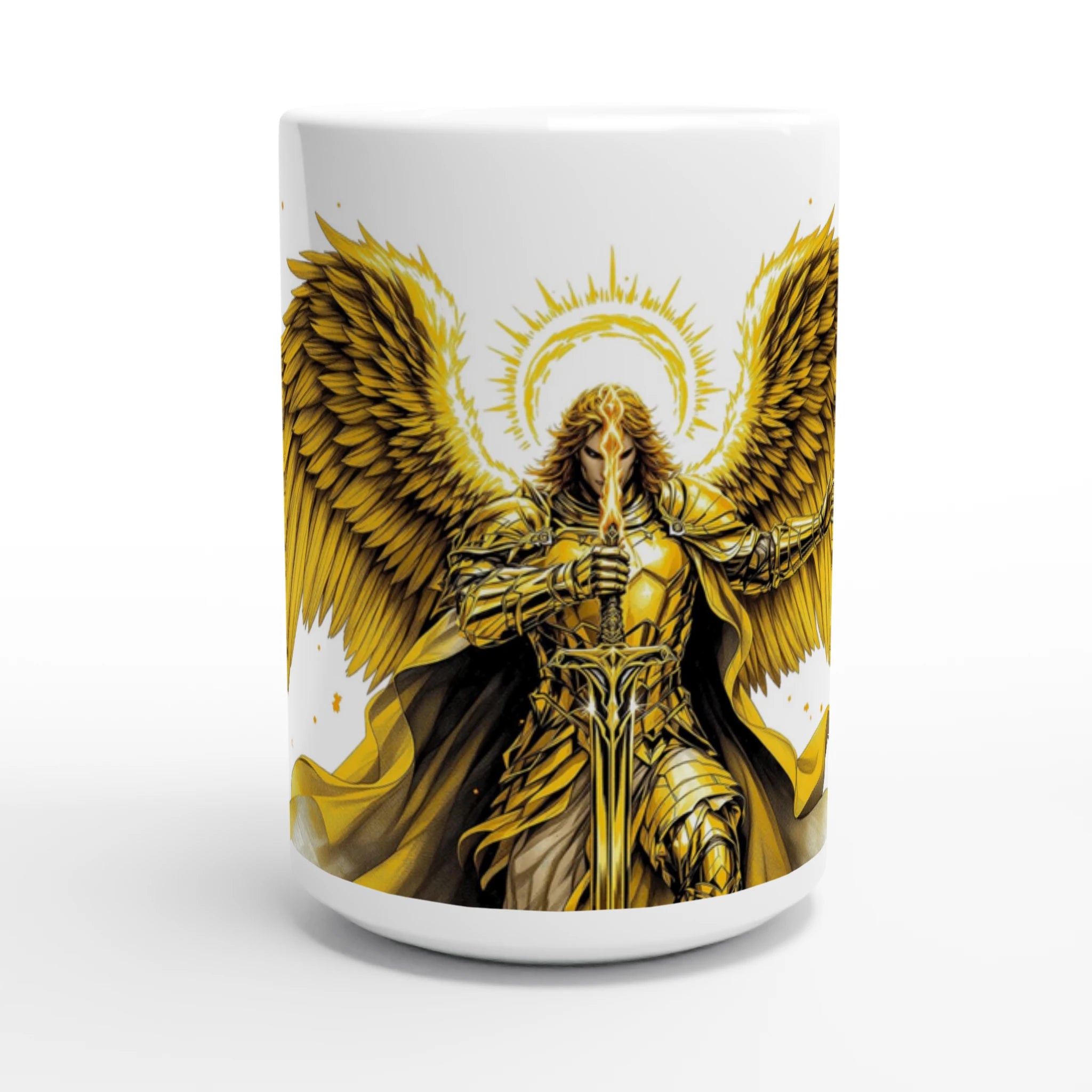 Golden Warrior Archangel Michael (443ml/15oz) – Dreaming Wings